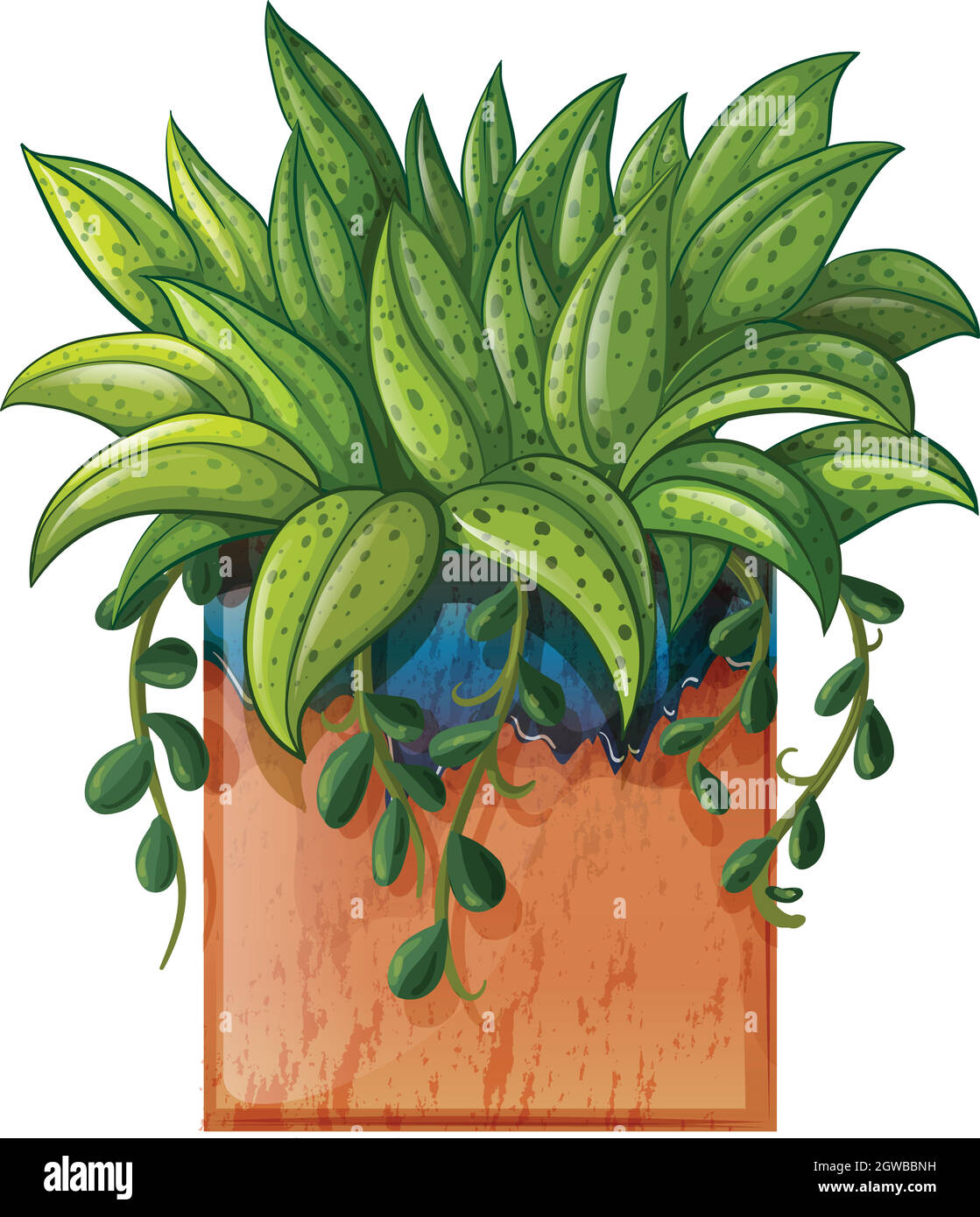 A potted plant Stock Vector Image & Art - Alamy