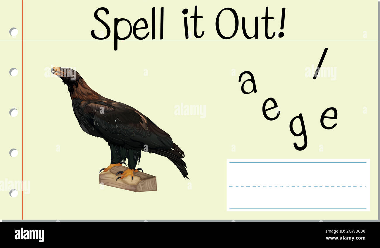 Eagle alphabet hi-res stock photography and images - Alamy