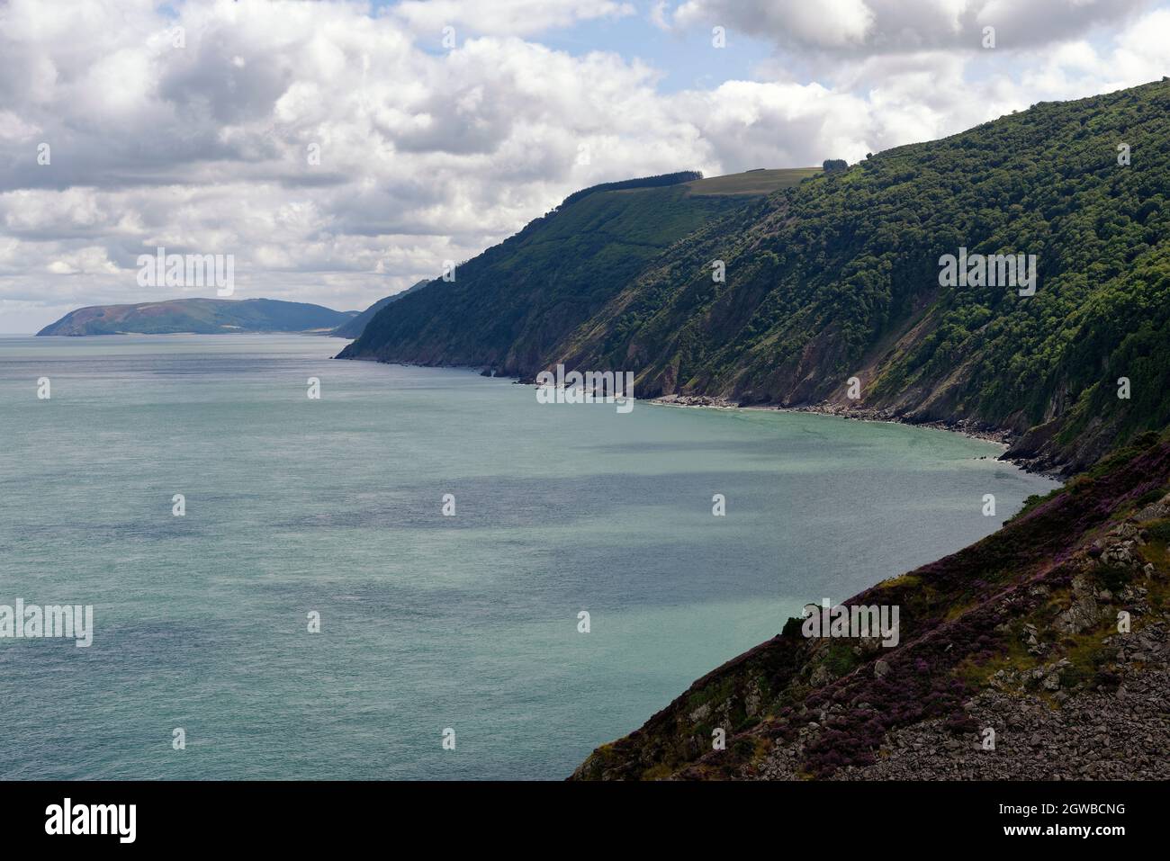 Countisbury south west coastal path hi-res stock photography and images ...