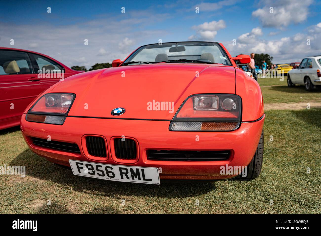 Red BMW Z1 convertible sports car at classic car show Stock Photo - Alamy