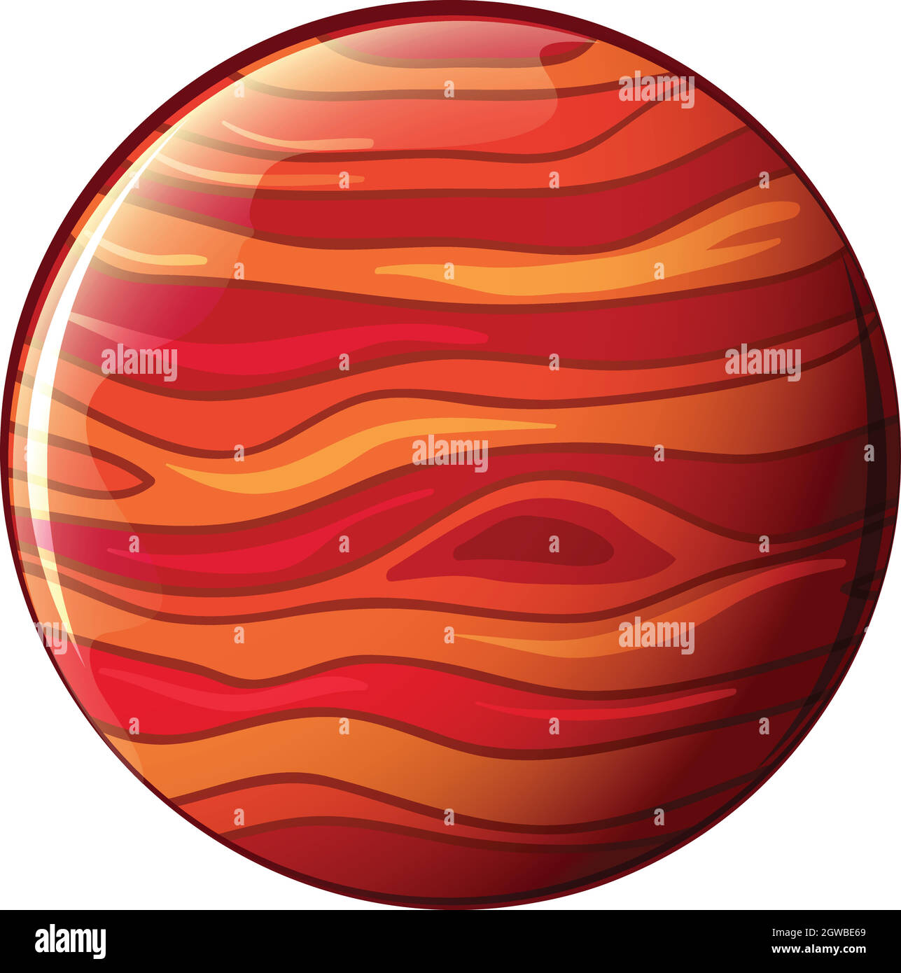 Spherical planet Stock Vector Images - Alamy