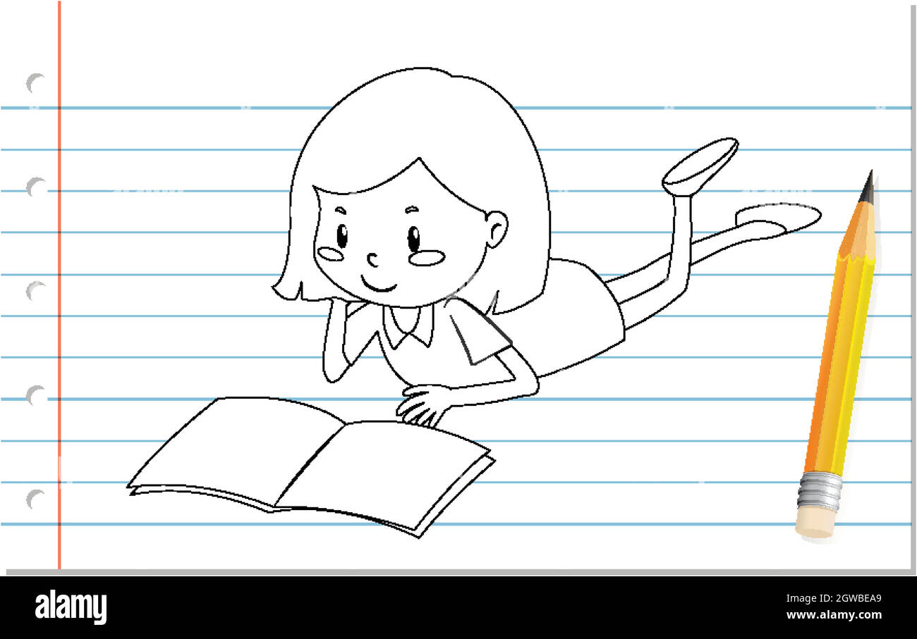 Hands reading paper Stock Vector Images - Alamy