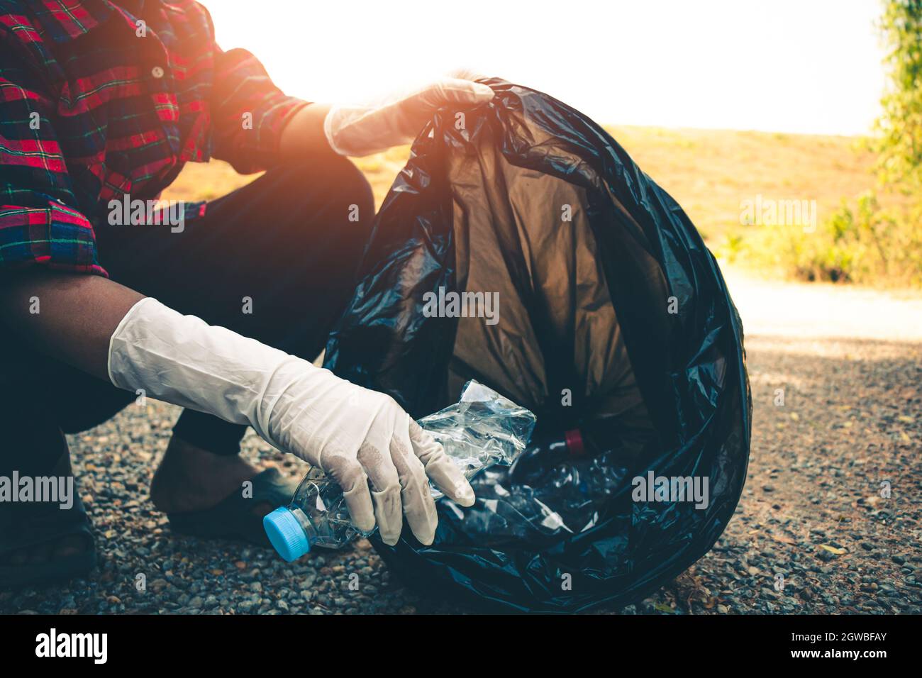 Back bin bag hi-res stock photography and images - Alamy