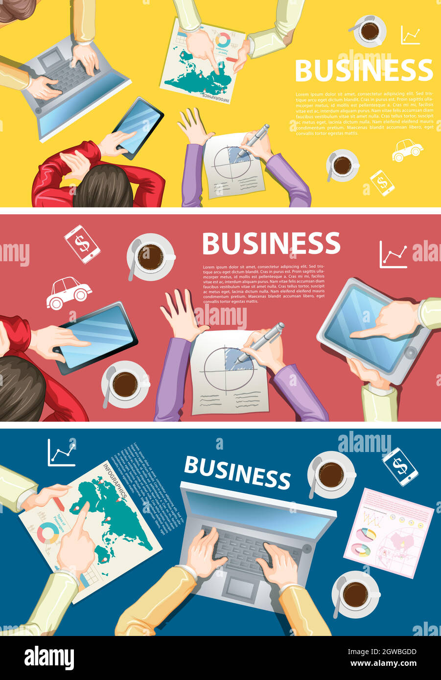 Infographic design for business people working Stock Vector Image & Art ...