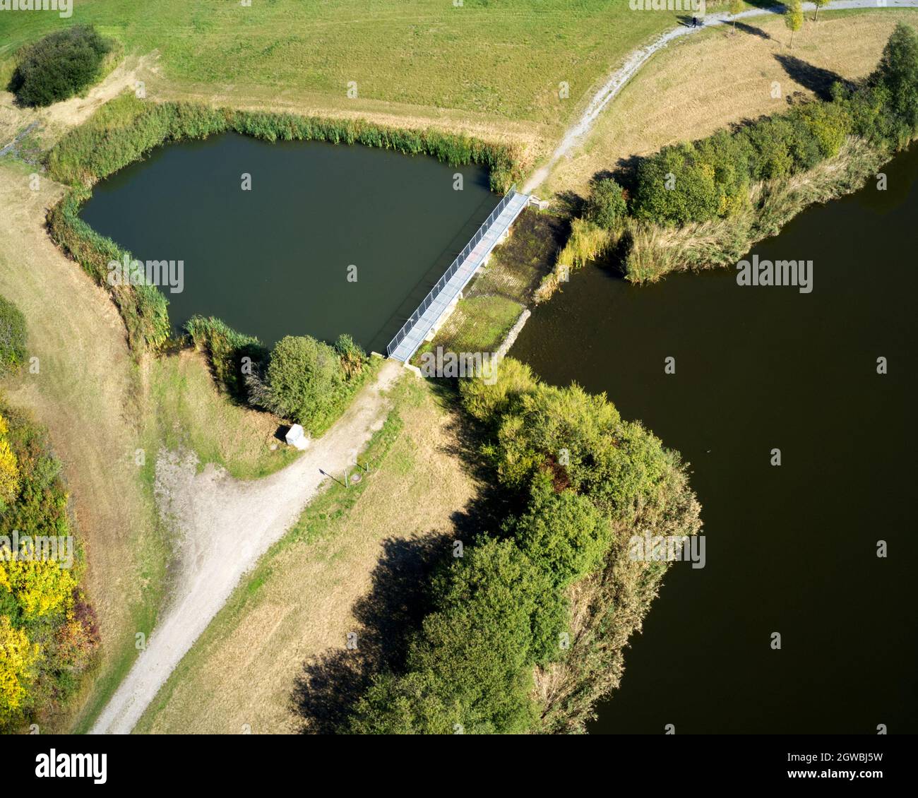 Rain retention basin hi-res stock photography and images - Alamy