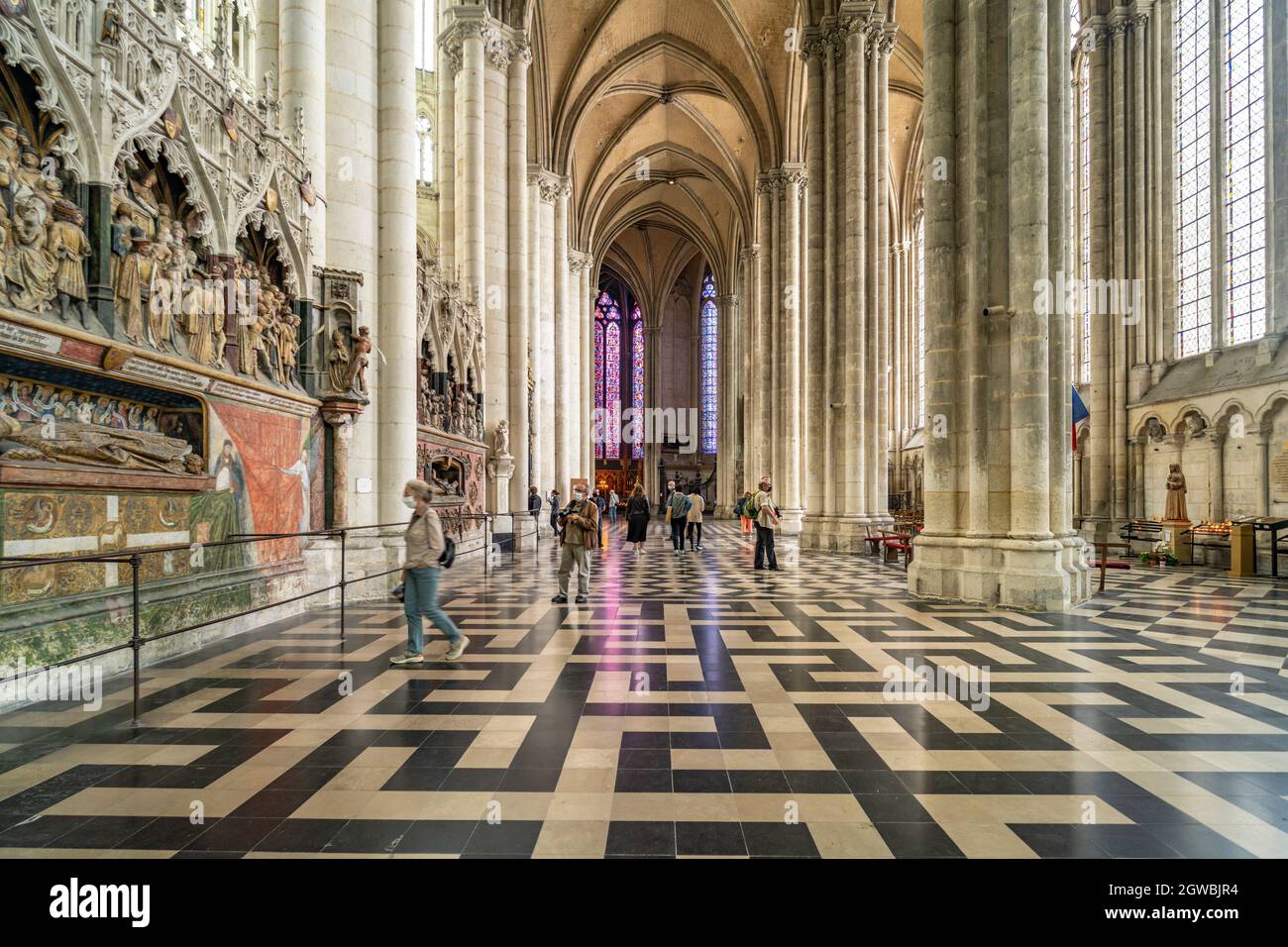 Cathedral lady amiens unesco world hi-res stock photography and images ...