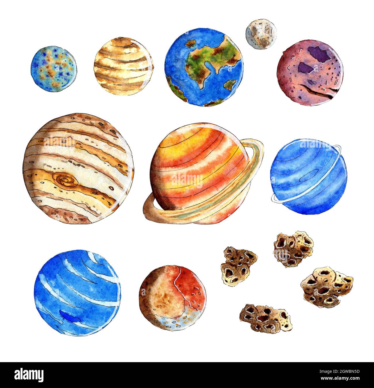 Childs drawing map Cut Out Stock Images & Pictures - Alamy