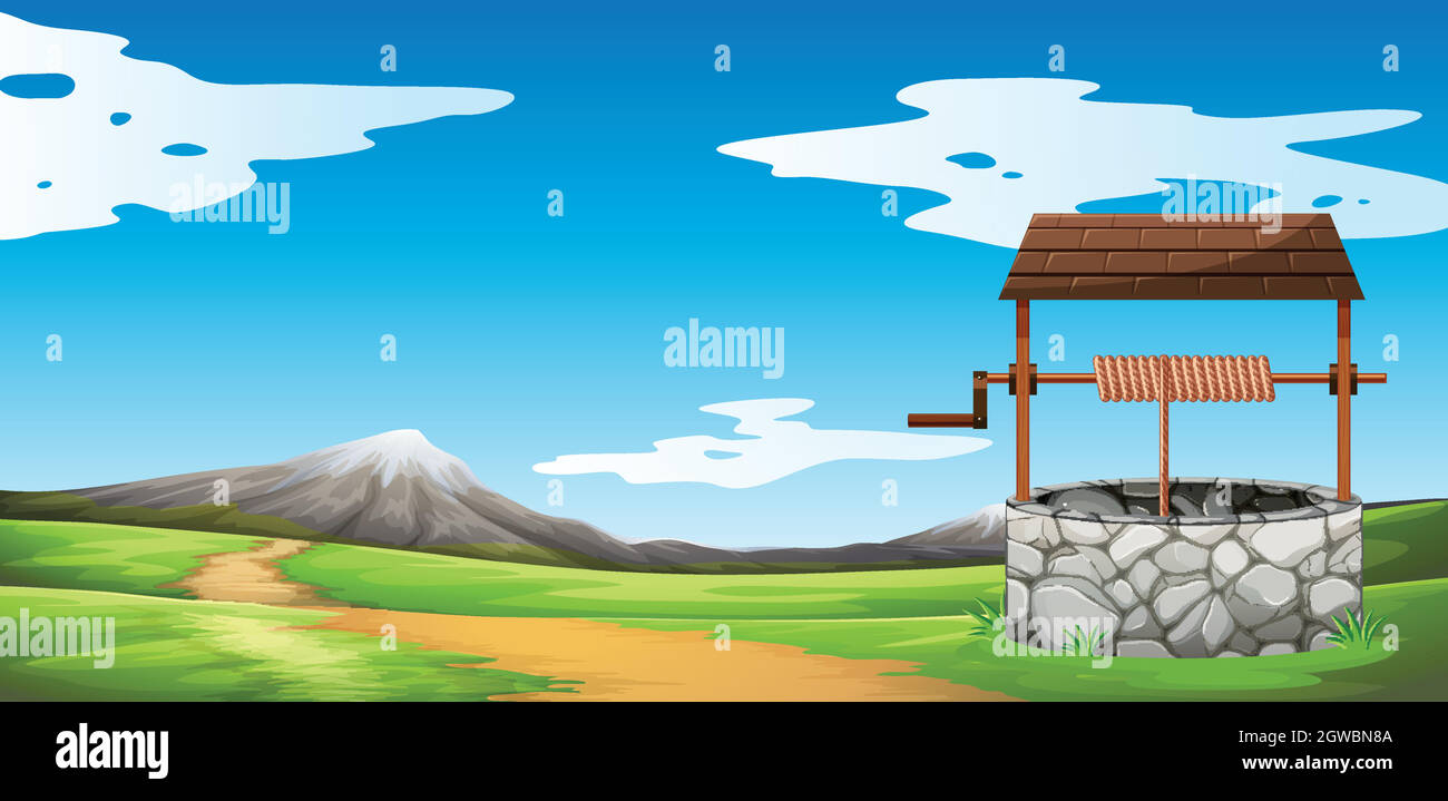 On field garden Stock Vector Images - Alamy