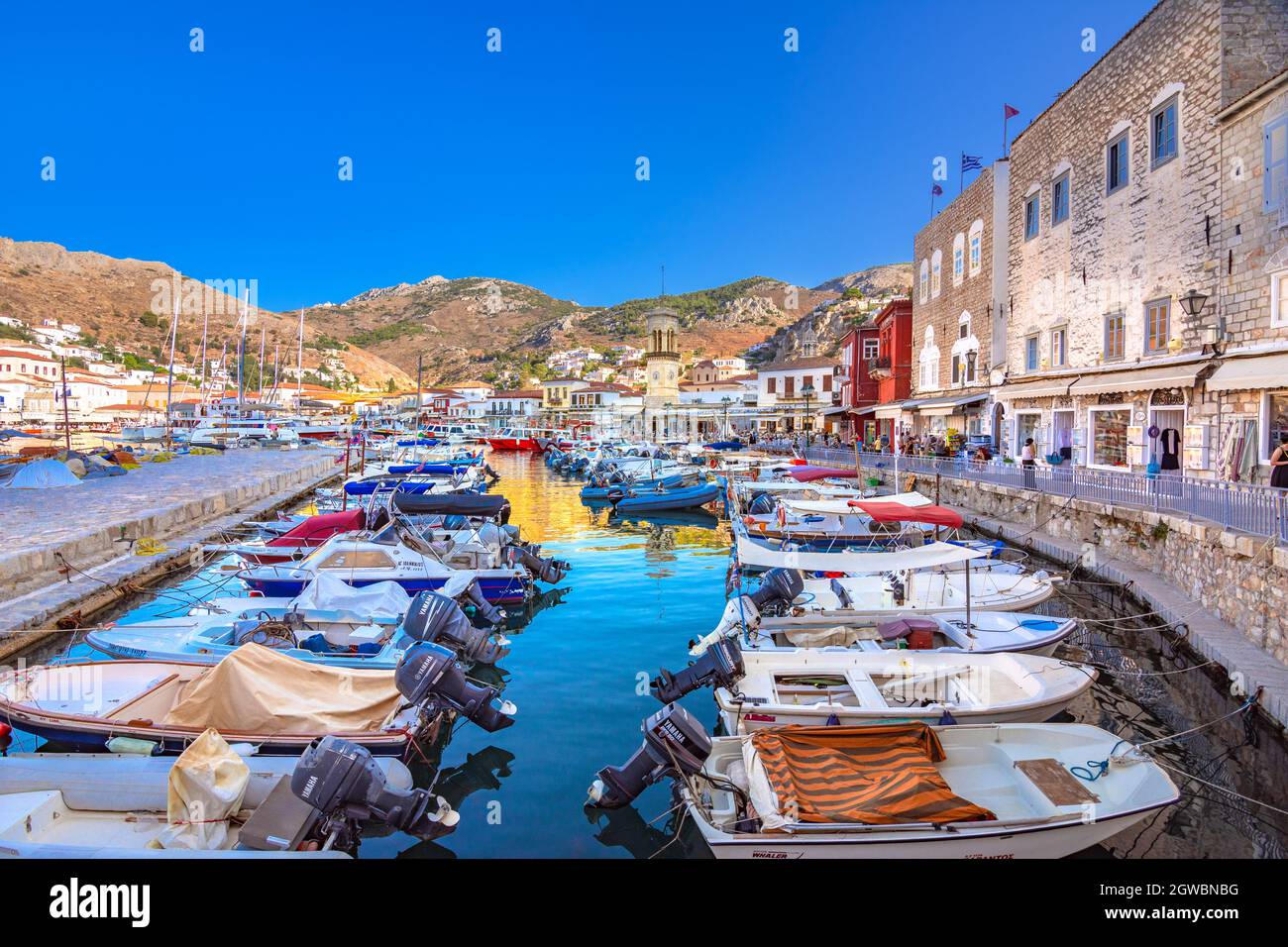 Beautiful hydra island hi-res stock photography and images - Alamy