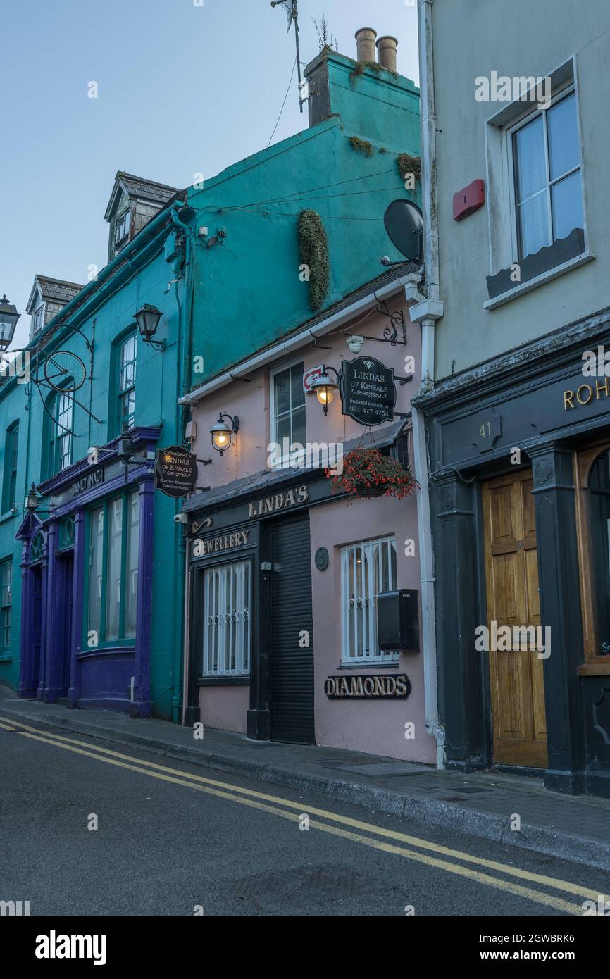 A street scene in kinsale hi-res stock photography and images - Alamy