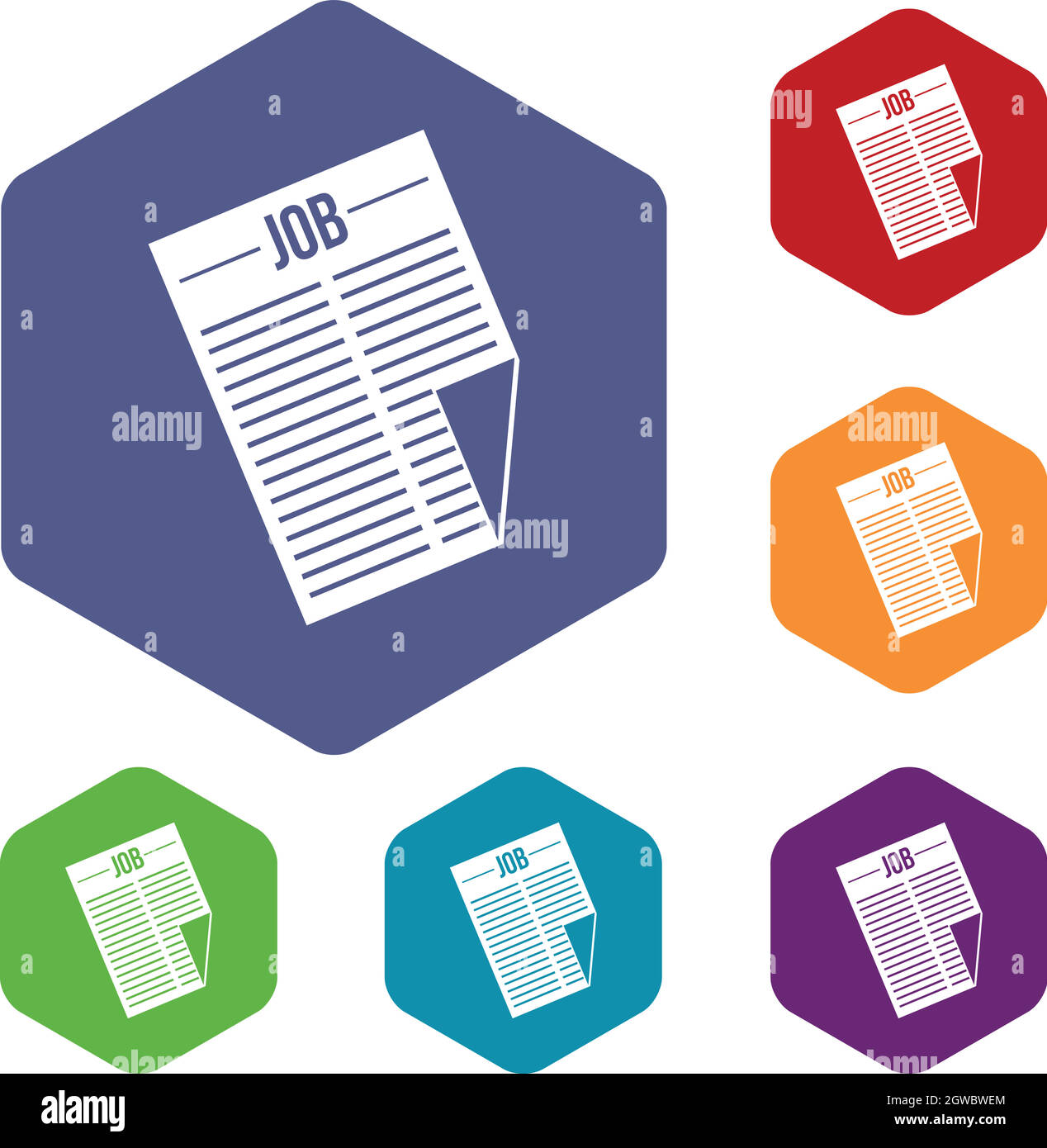 Illustration newspaper magnifier Stock Vector Images - Alamy