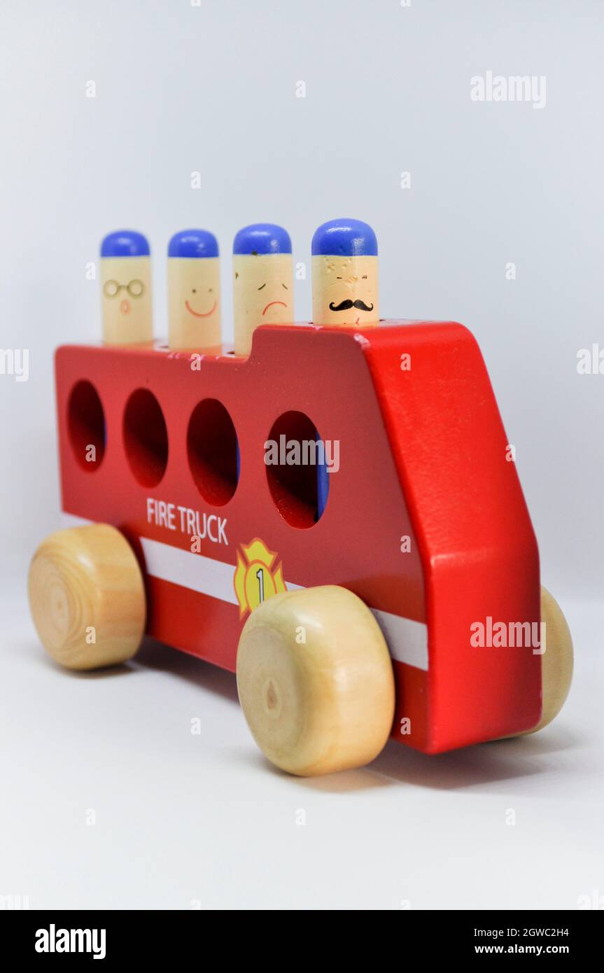 Toy fire engine hi-res stock photography and images - Alamy