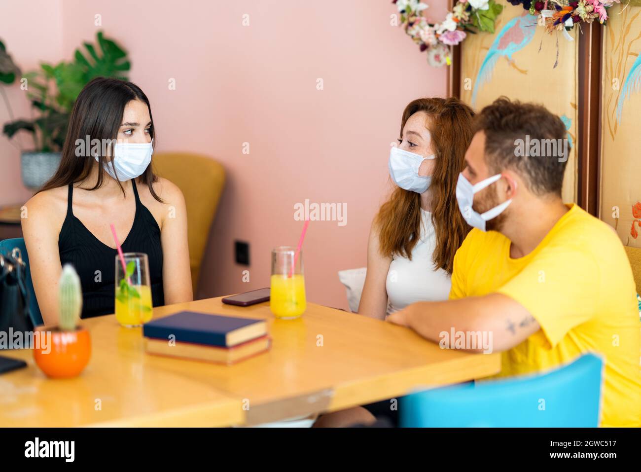 Cafe mask hi-res stock photography and images - Alamy
