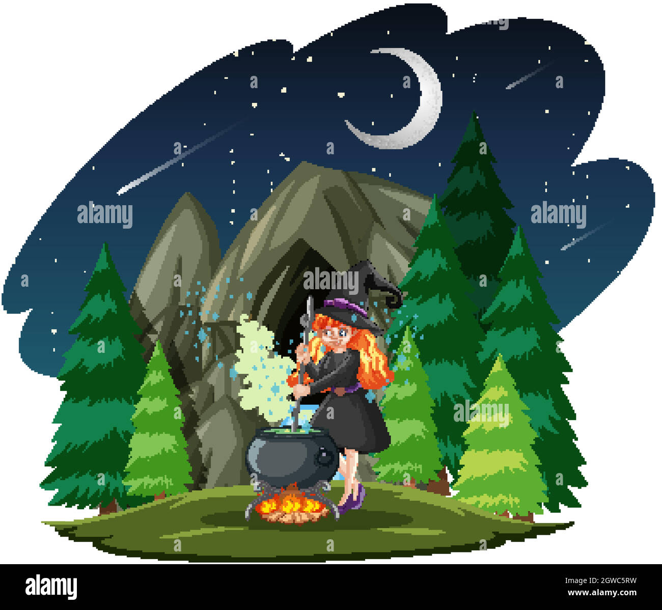 Dark sorcerer Cut Out Stock Images & Pictures - Alamy