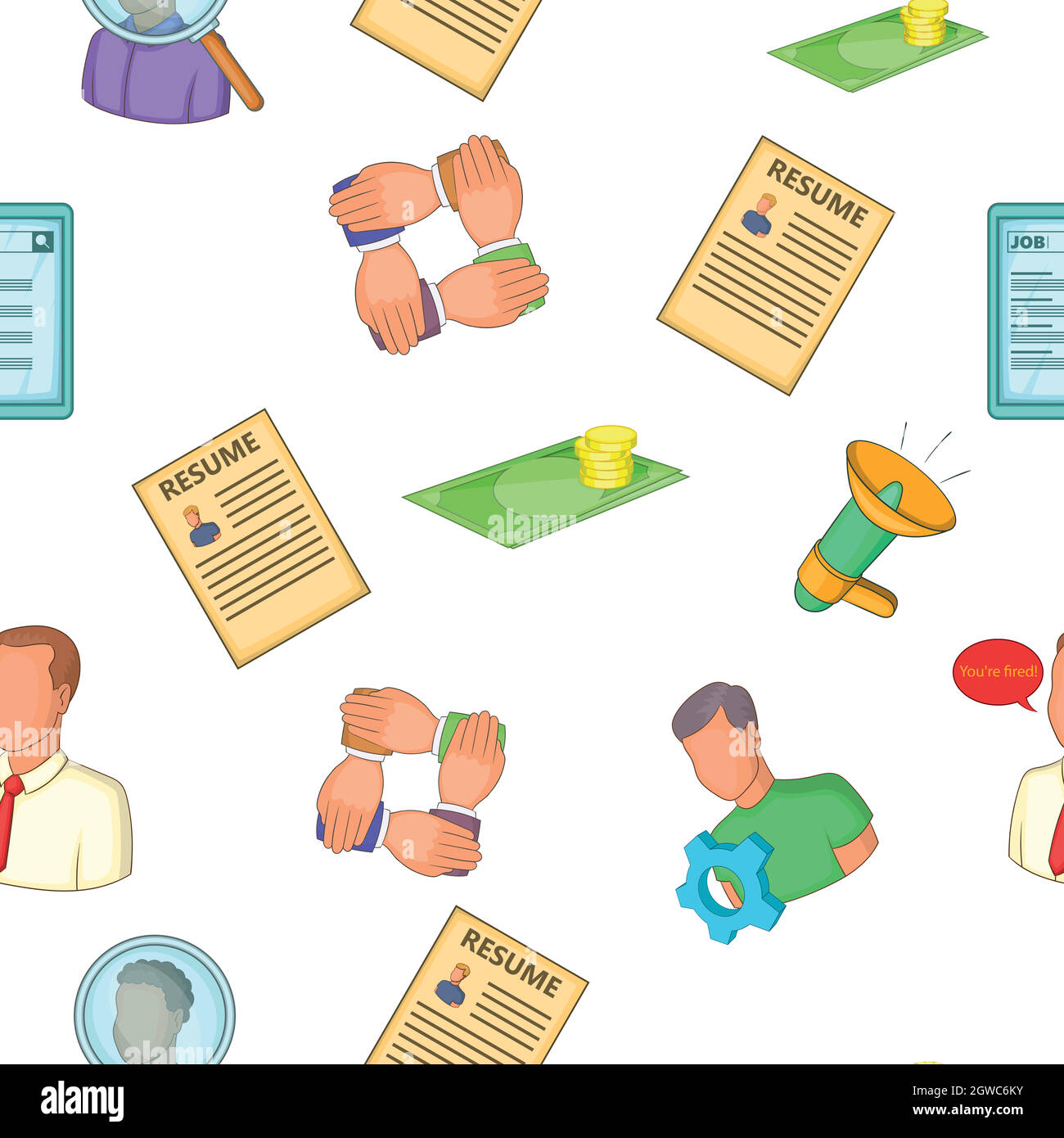 Print job background Stock Vector Images - Alamy