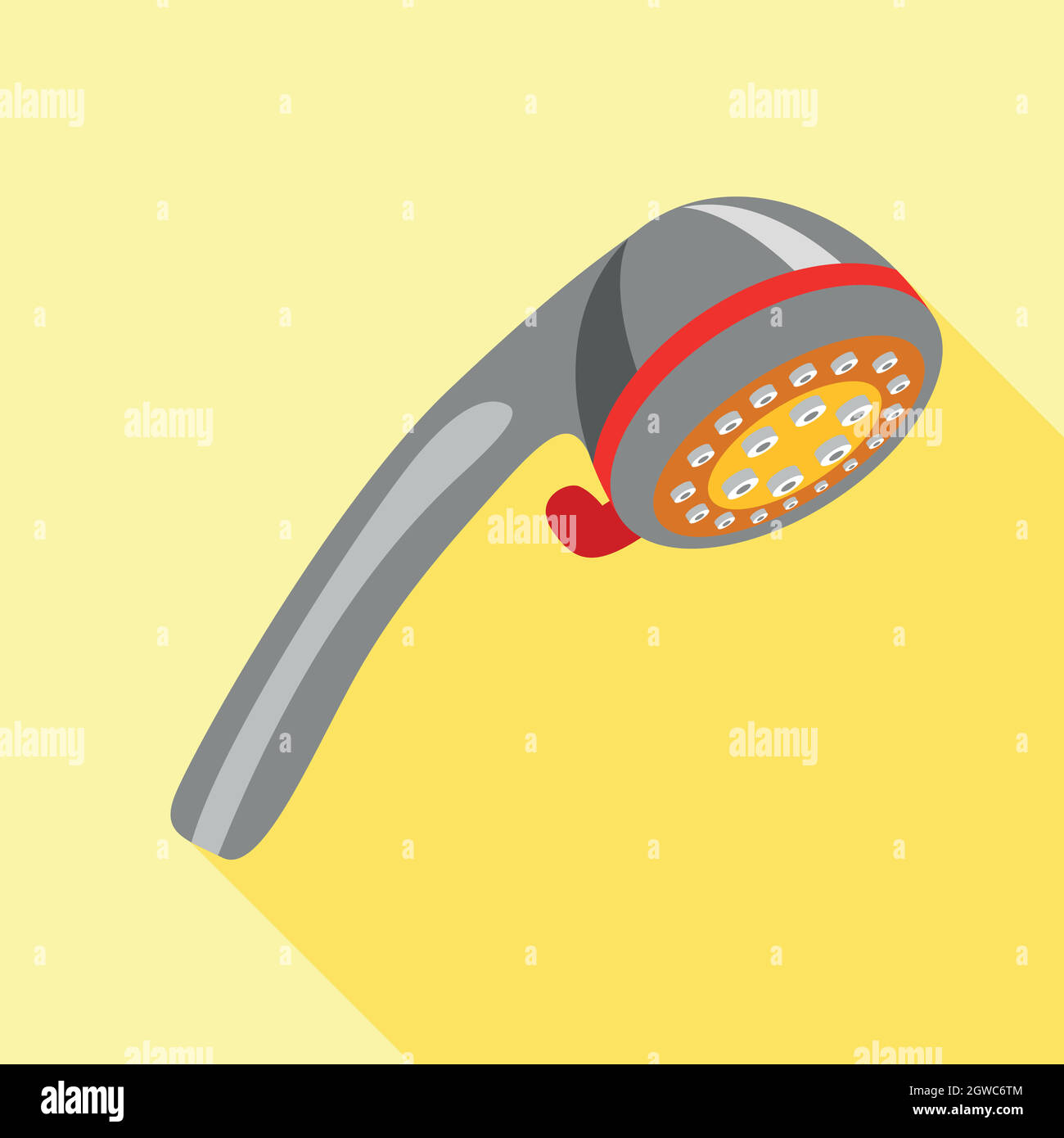 Bathroom interior shower cabin Stock Vector Images - Alamy