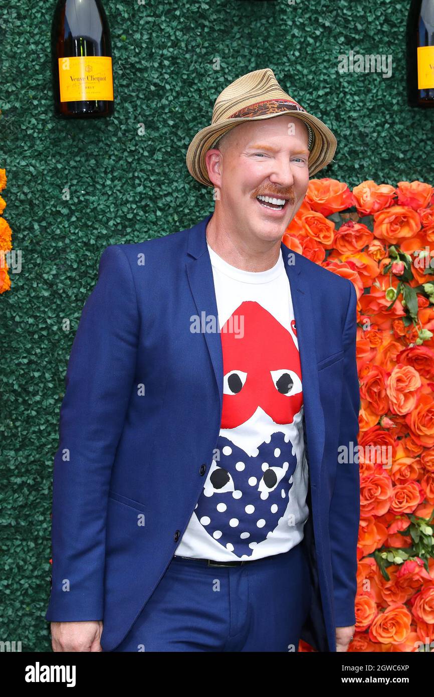 Jason Backe arrives at The Veuve Clicquot Polo Classic at Will Rogers ...