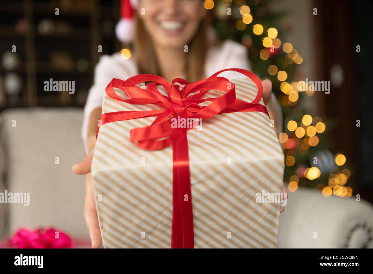 Festive gift box hi-res stock photography and images - Alamy