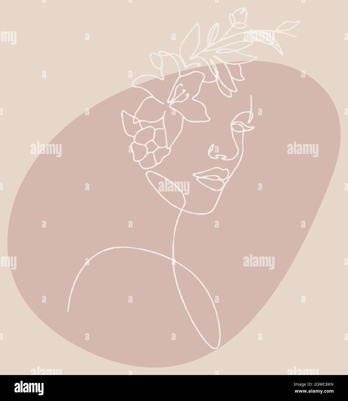 Lady outline hi-res stock photography and images - Alamy