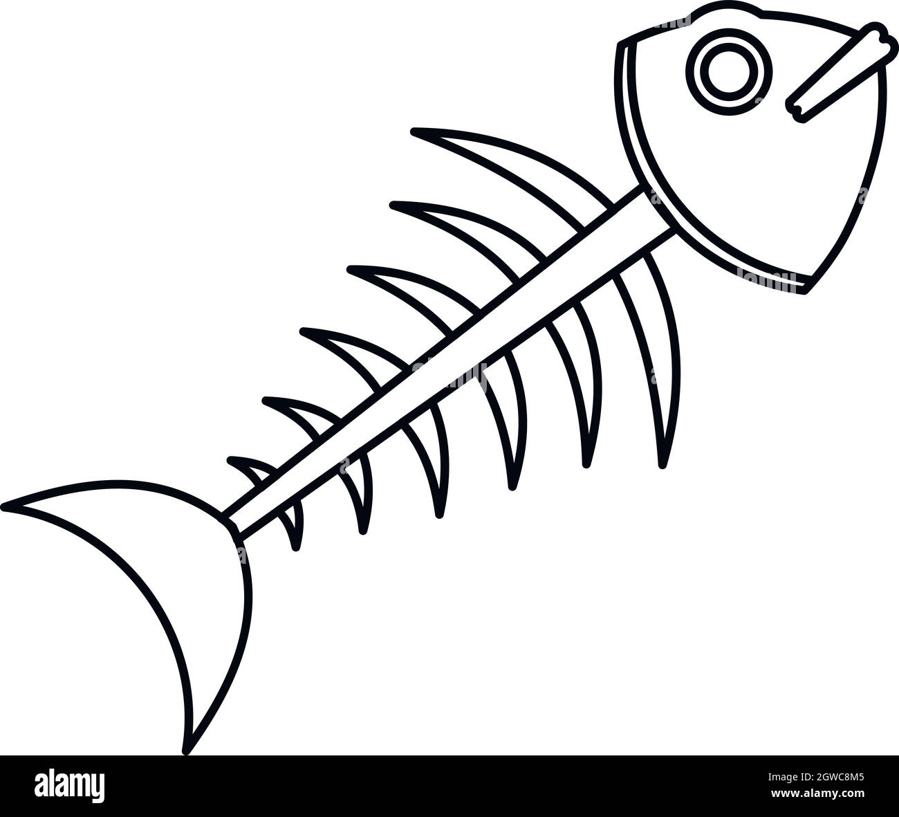 Spine line icon outline Stock Vector Images - Alamy