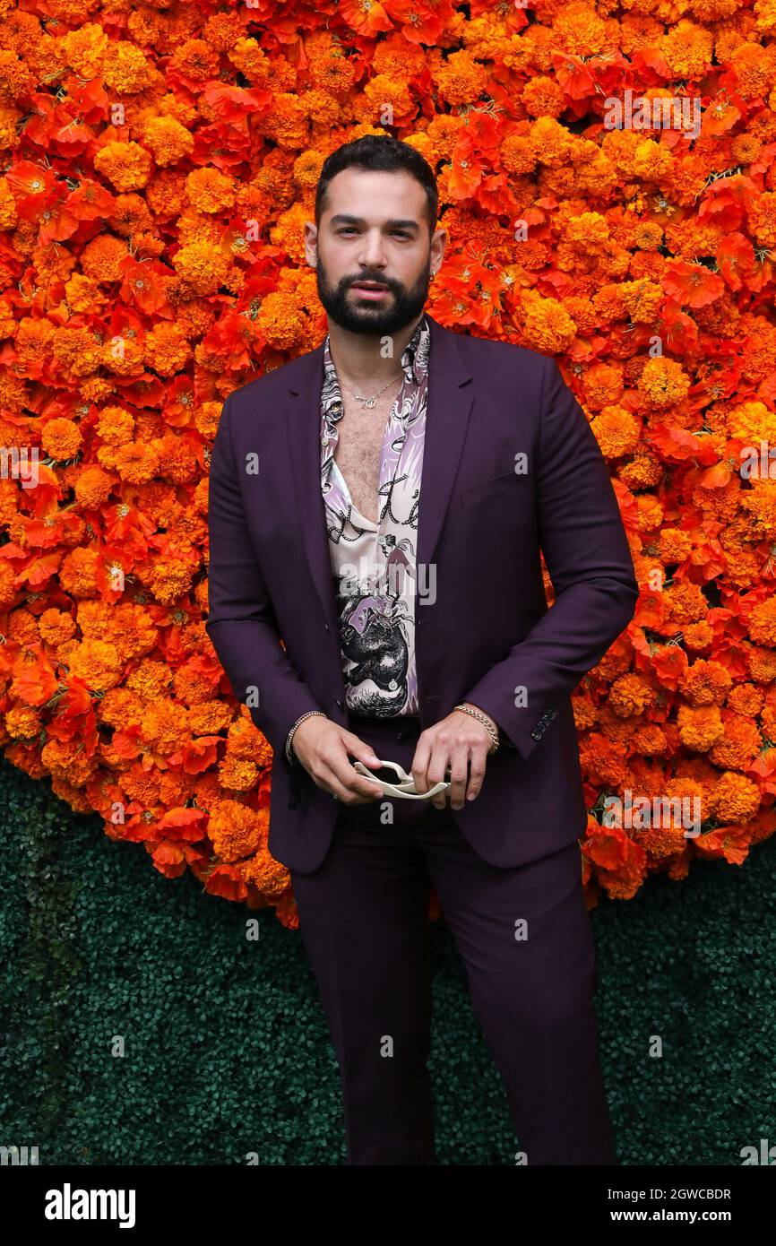 Johnny Sibilly arrives at The Veuve Clicquot Polo Classic at Will ...