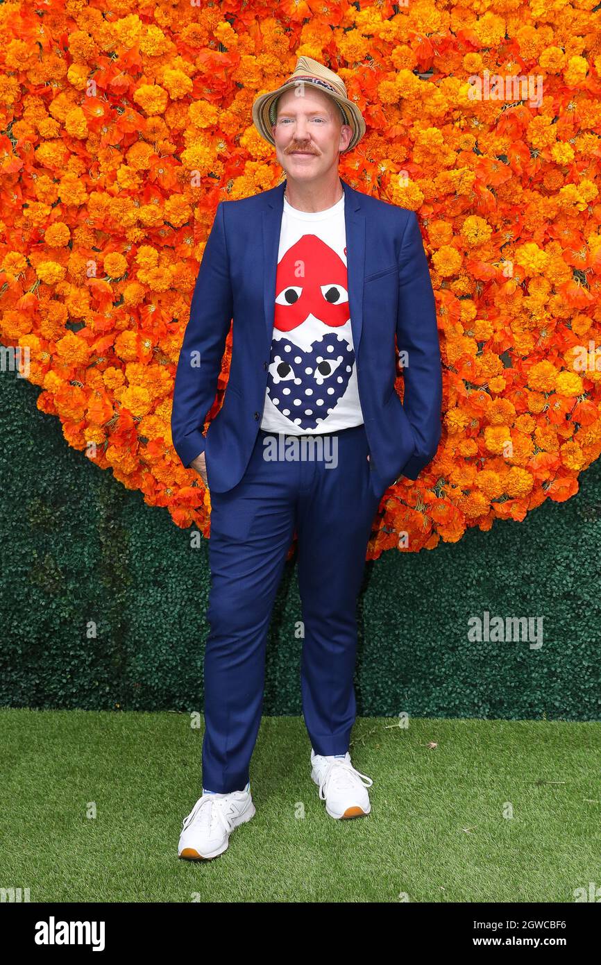 Jason Backe arrives at The Veuve Clicquot Polo Classic at Will Rogers ...