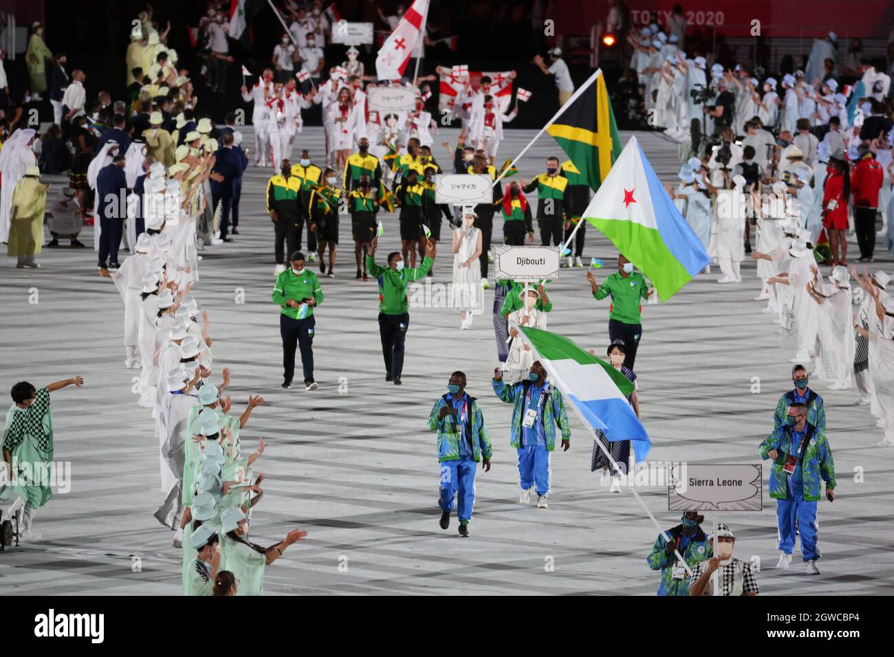 JULY 23rd, 2021 - TOKYO, JAPAN: Djibouti's flag bearer Aden-Alexandre ... JULY 23rd, 2021 - TOKYO, JAPAN: Djibouti's flag bearer Aden-Alexandre ...
