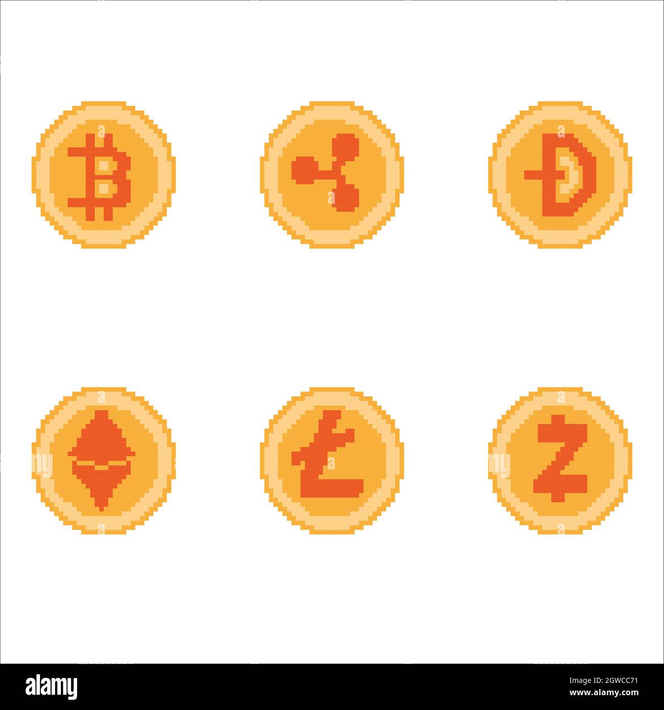 Pixel coin hi-res stock photography and images - Alamy