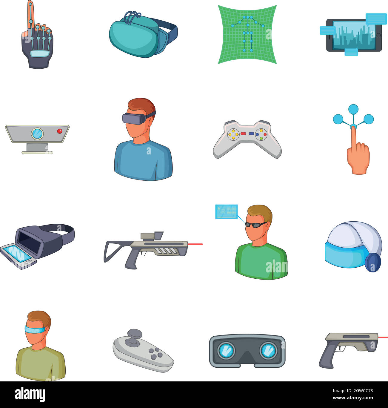 Virtual reality icons set, cartoon style Stock Vector Image & Art - Alamy Virtual reality icons set, cartoon style Stock Vector Image & Art - Alamy