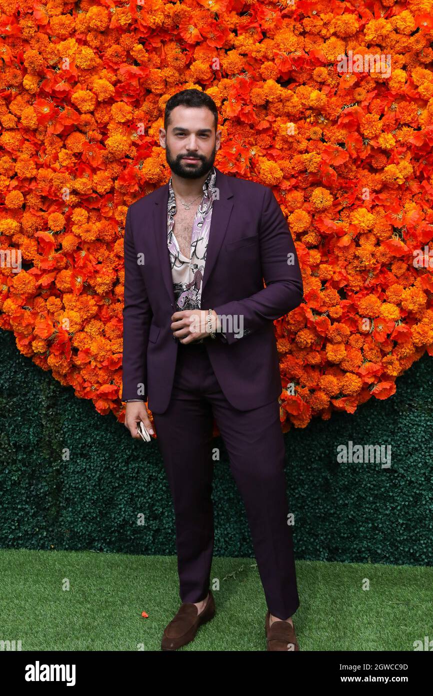 Johnny Sibilly arrives at The Veuve Clicquot Polo Classic at Will ...