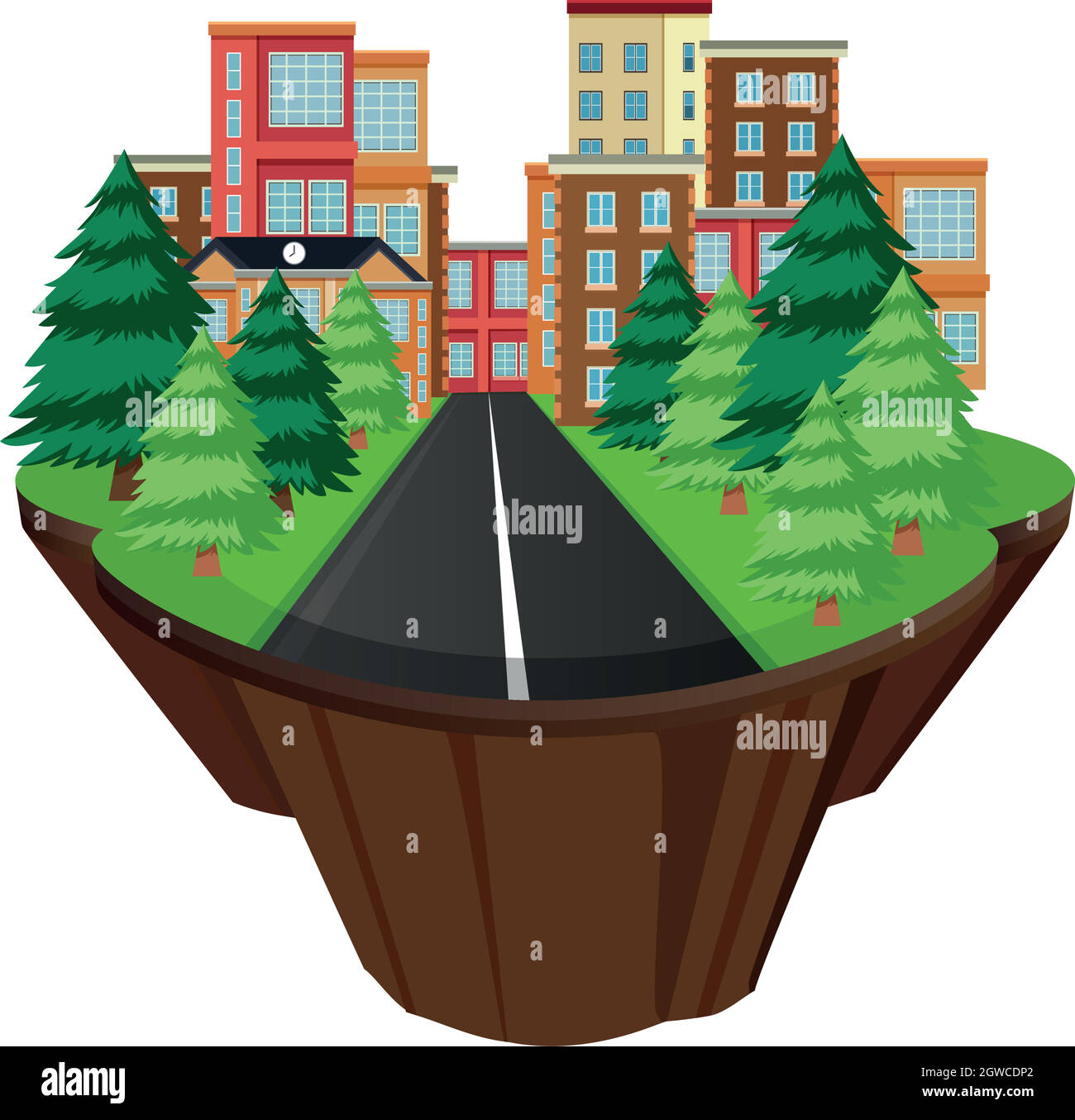 The town road hi-res stock photography and images - Alamy