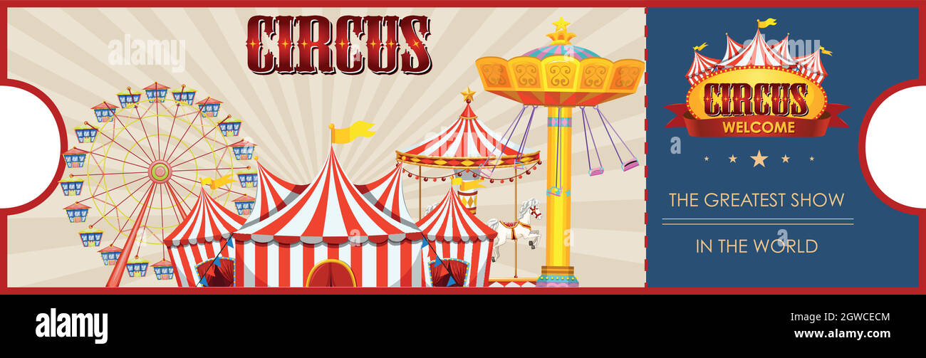 Circus Ticket Template
