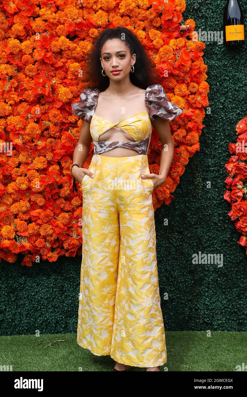 Los Angeles, USA. 02nd Oct, 2021. Samantha Logan arrives at The Veuve ...