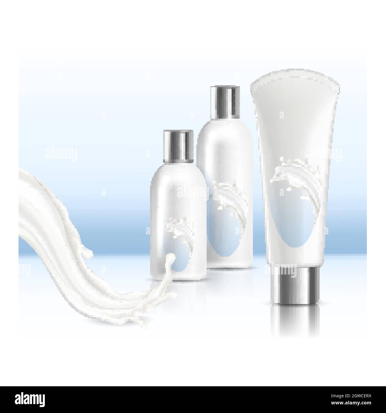 Professional Cosmetics Promotional Banner Vector Stock Vector Image ...