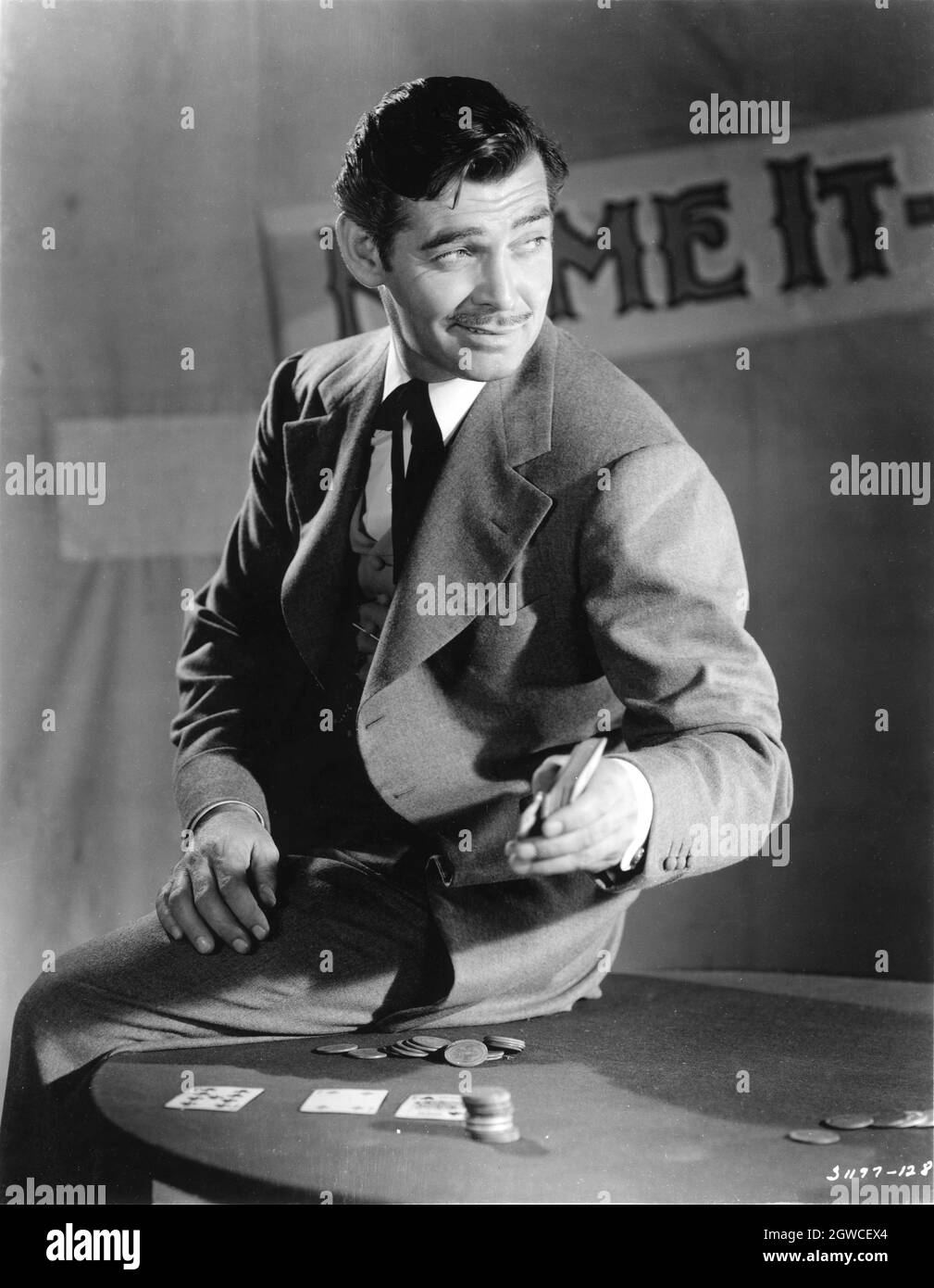 CLARK GABLE Portrait by CLARENCE SINCLAIR BULL in HONKY TONK 1941 ...