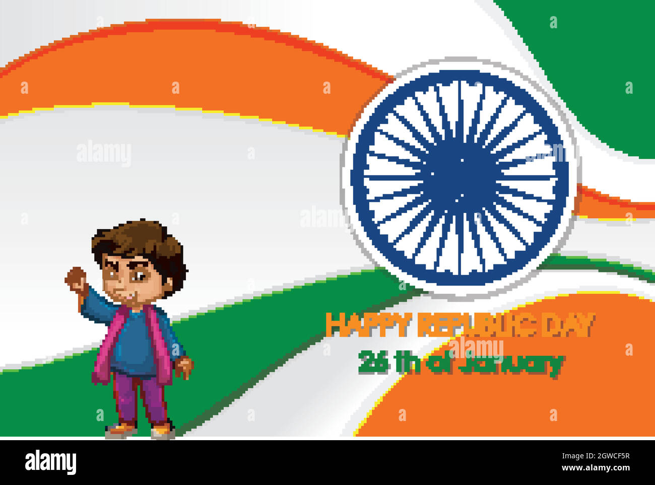 Public holiday poster design with happy kids Stock Vector Image & Art ...