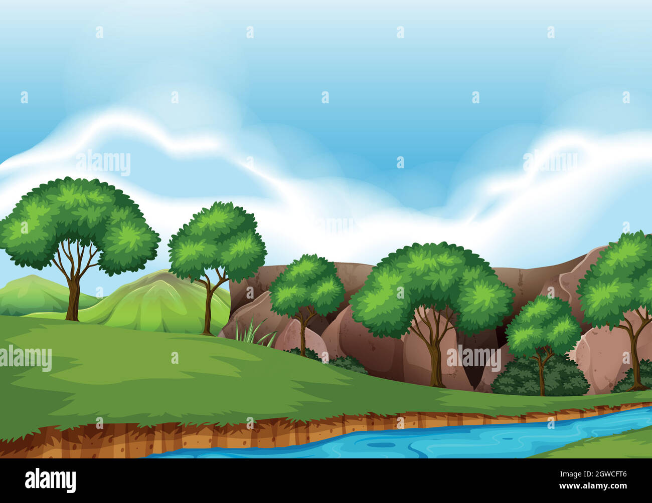 Flat land landscape hi-res stock photography and images - Alamy