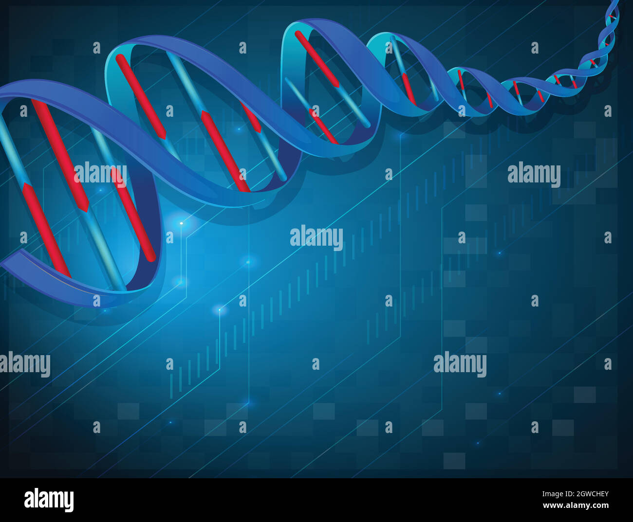 Dna graph hi-res stock photography and images - Alamy