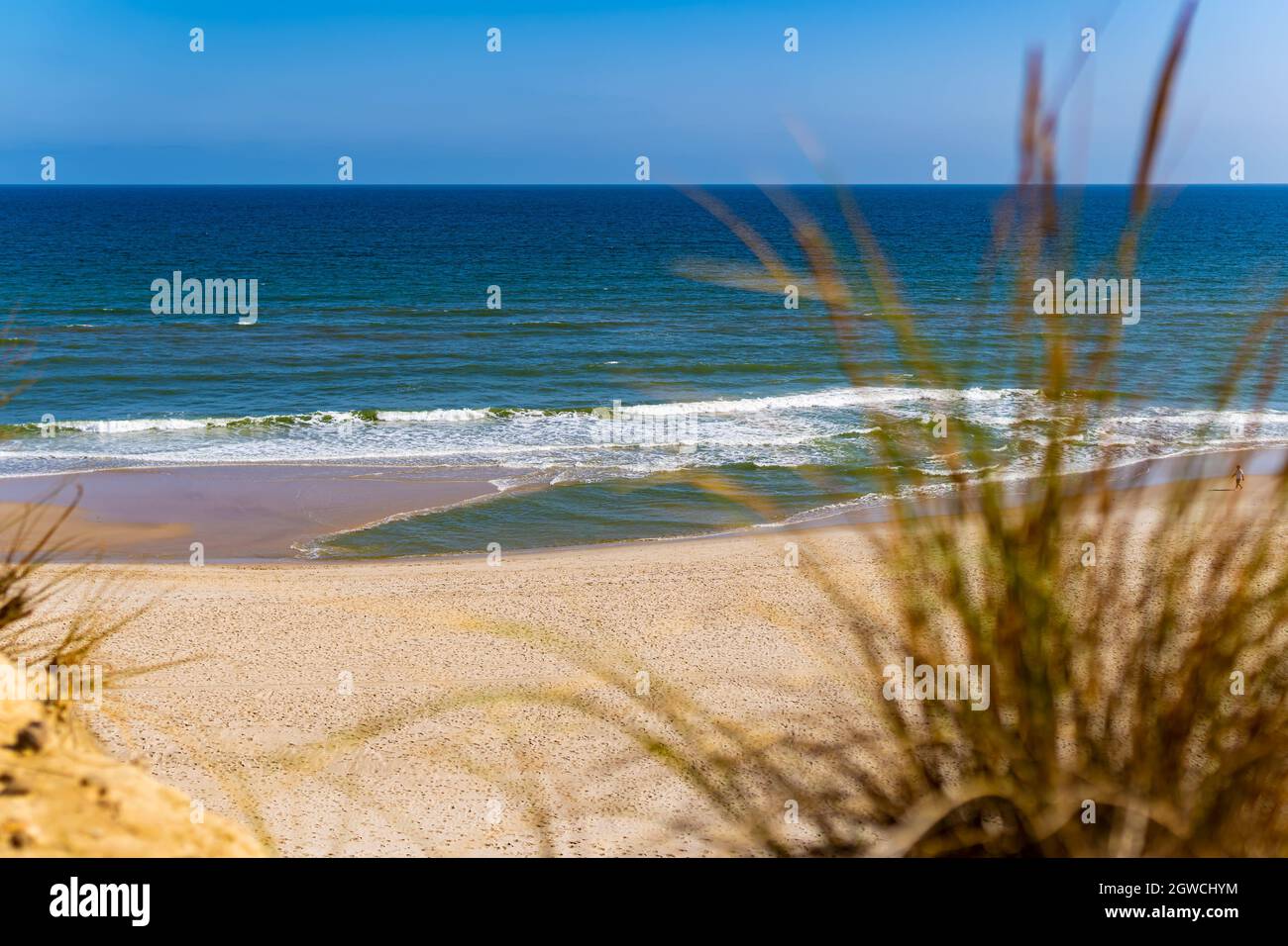 North Sea and beach near Kampen on the island Sylt Stock Photo - Alamy