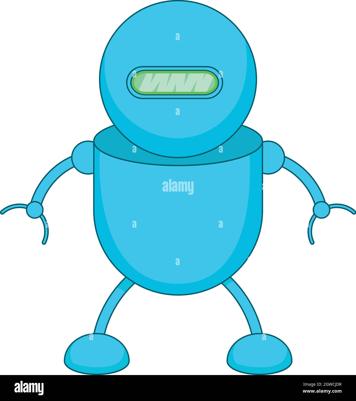Robotic toy icon, cartoon style Stock Vector Image & Art - Alamy