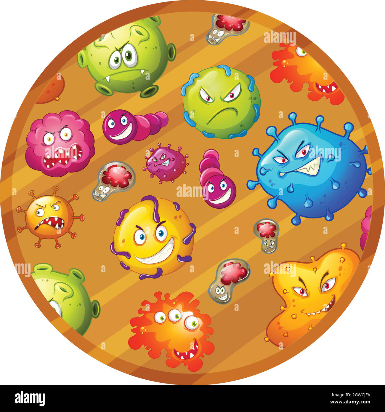 Bacteria of different shapes hi-res stock photography and images - Alamy
