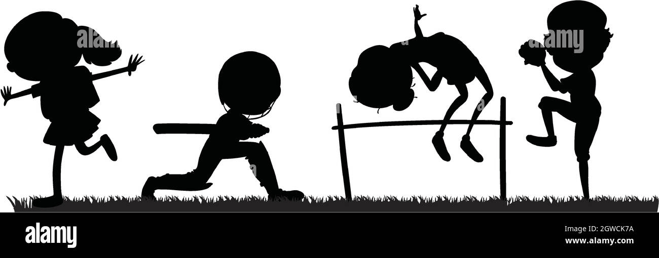 Cartoon athletes Black and White Stock Photos & Images - Alamy