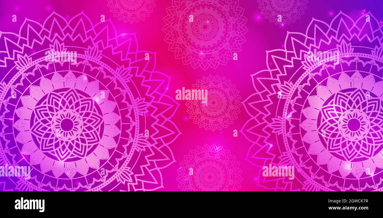 Pink mandalas hi-res stock photography and images - Alamy