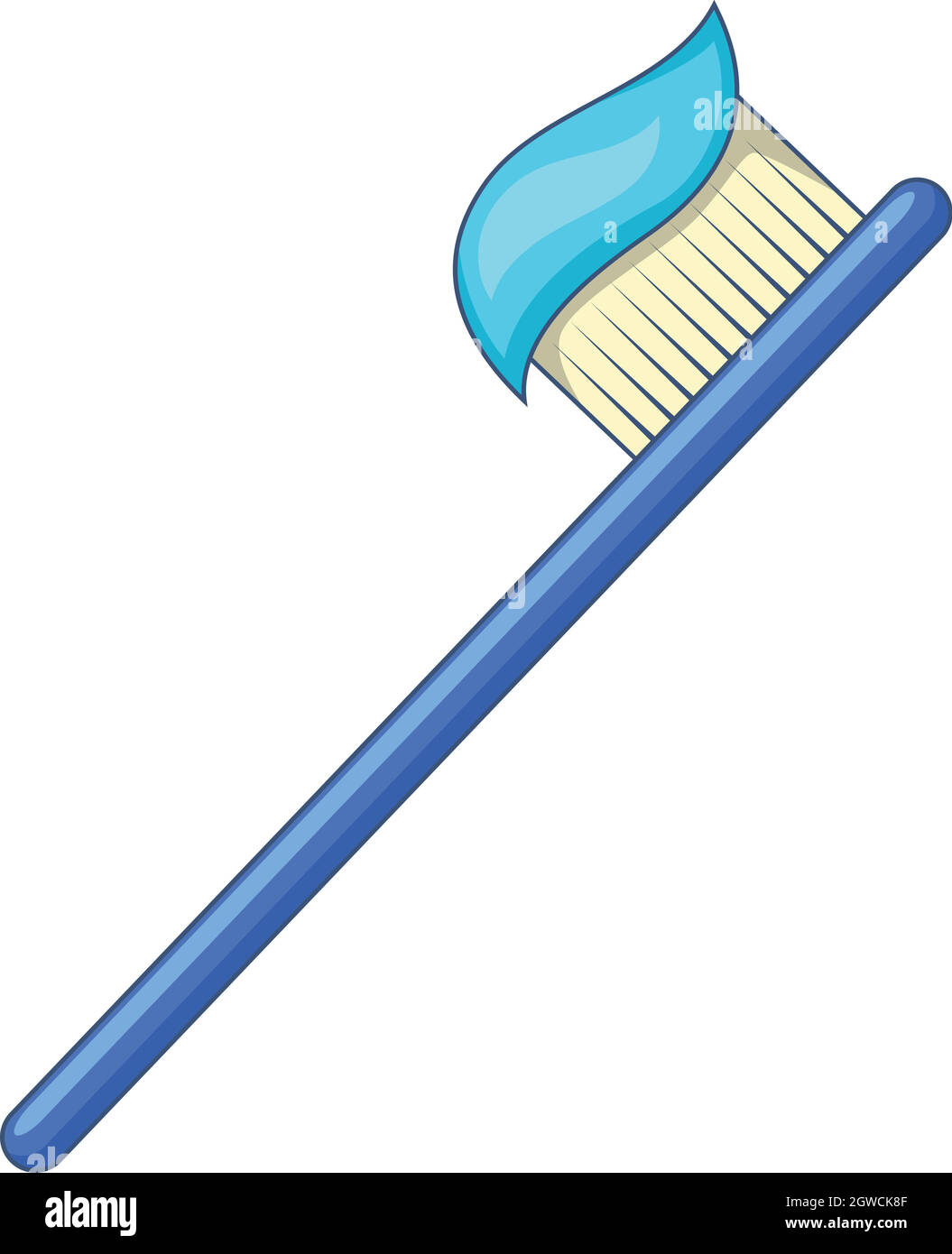 Fluoride toothpaste Stock Vector Images - Alamy