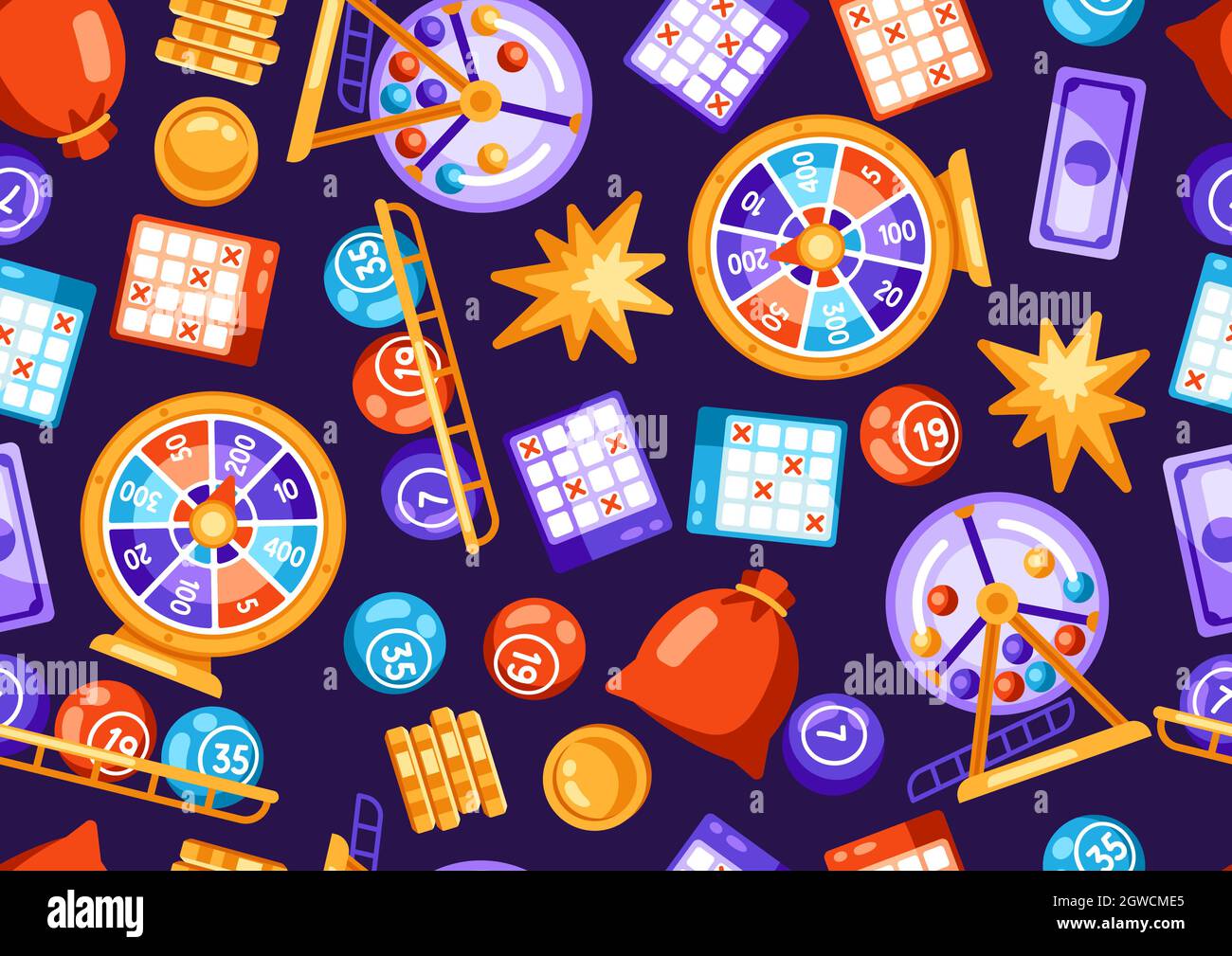 Lotto pattern Stock Vector Images - Alamy