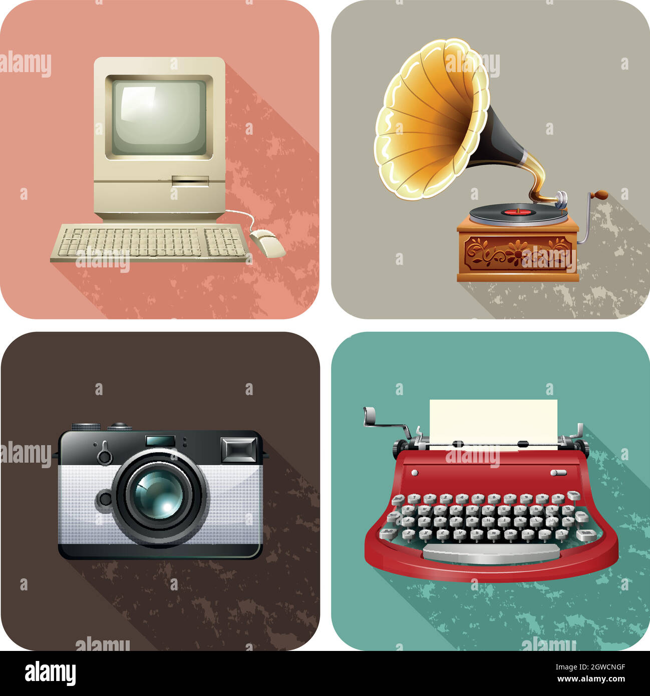 Retro objects hi-res stock photography and images - Alamy