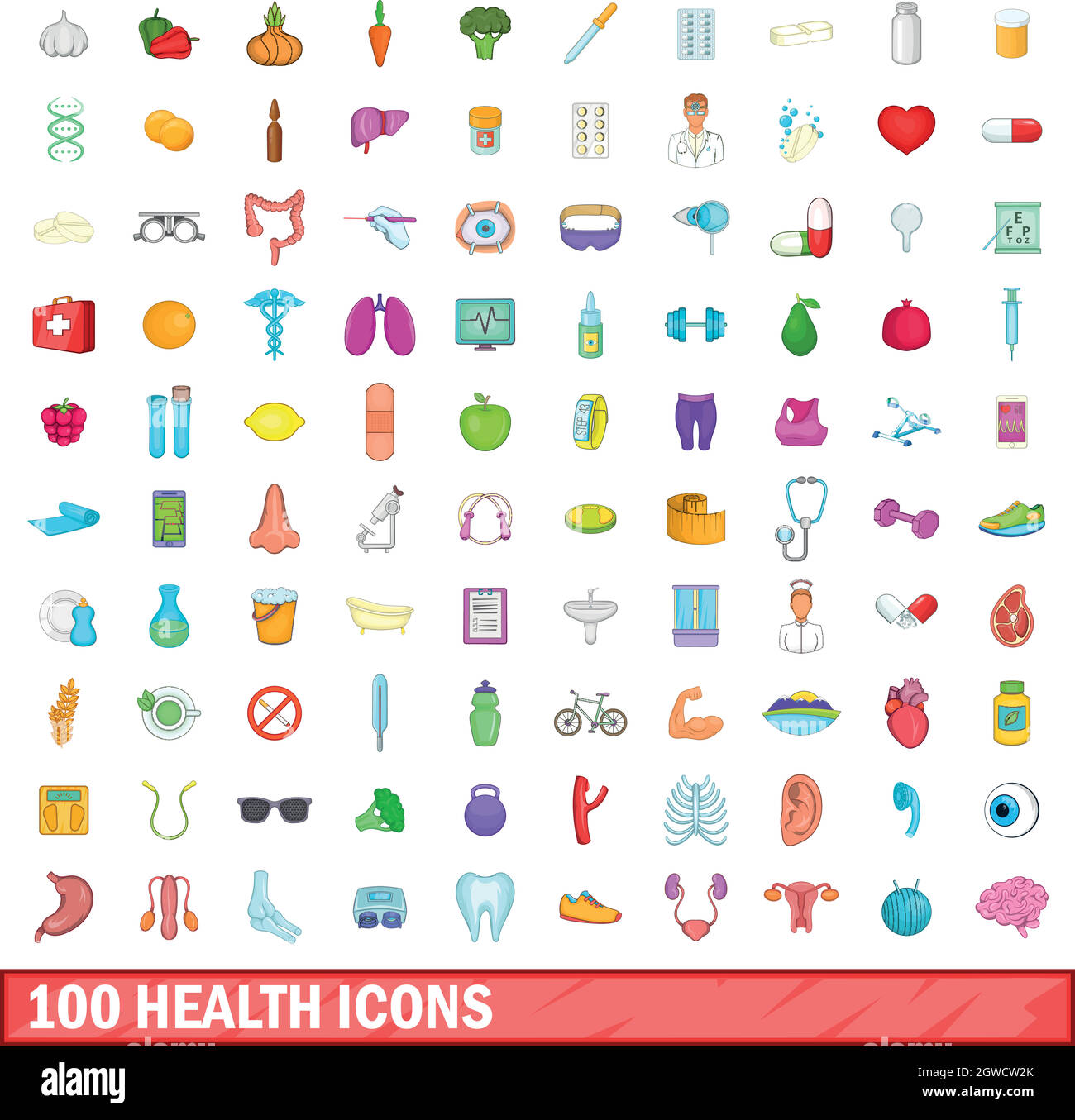 Health cartoon hi-res stock photography and images - Alamy