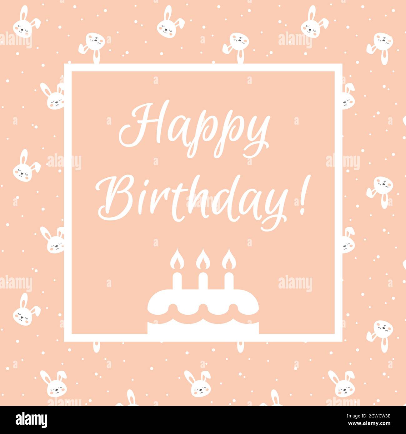 Happy birthday cartoon hi-res stock photography and images - Alamy