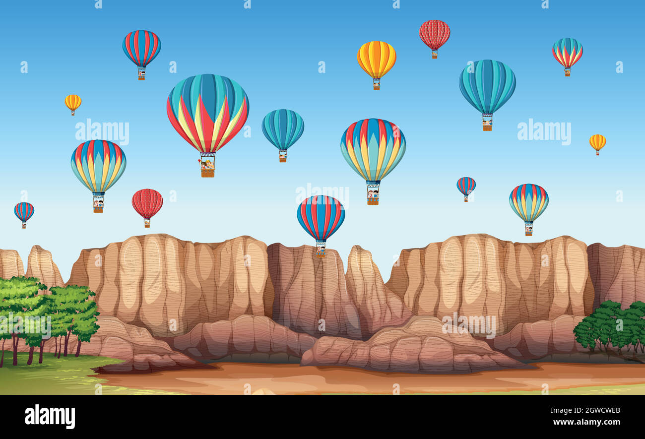 Beautiful air Stock Vector Images - Alamy