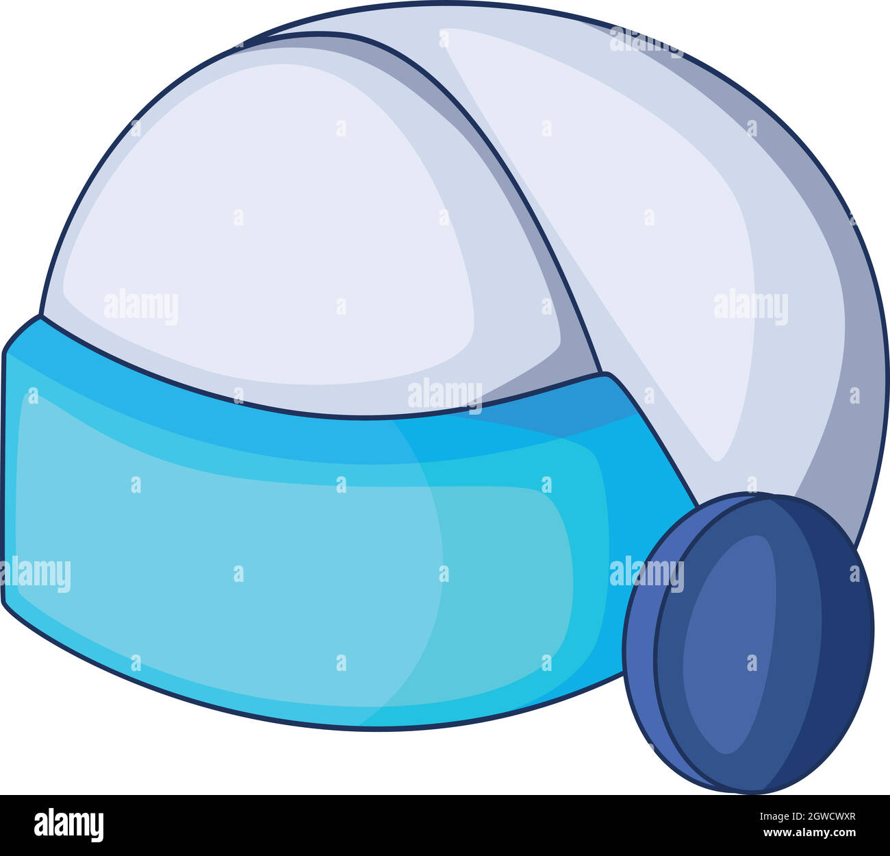 Simulation helmet Stock Vector Images - Alamy